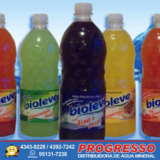 Água Mineral: Bioleve Sabores - Uva e Maçã